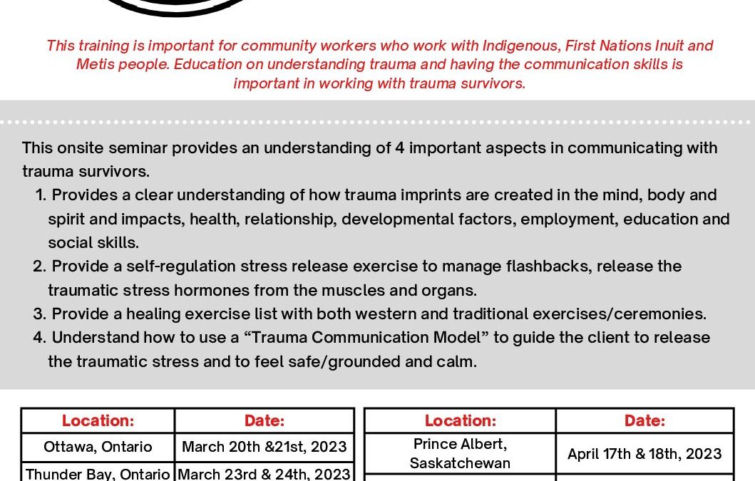 Trauma Informed Care and the Therapeutic Process 2 Day Onsite Training pdf | Restoring Balance ...